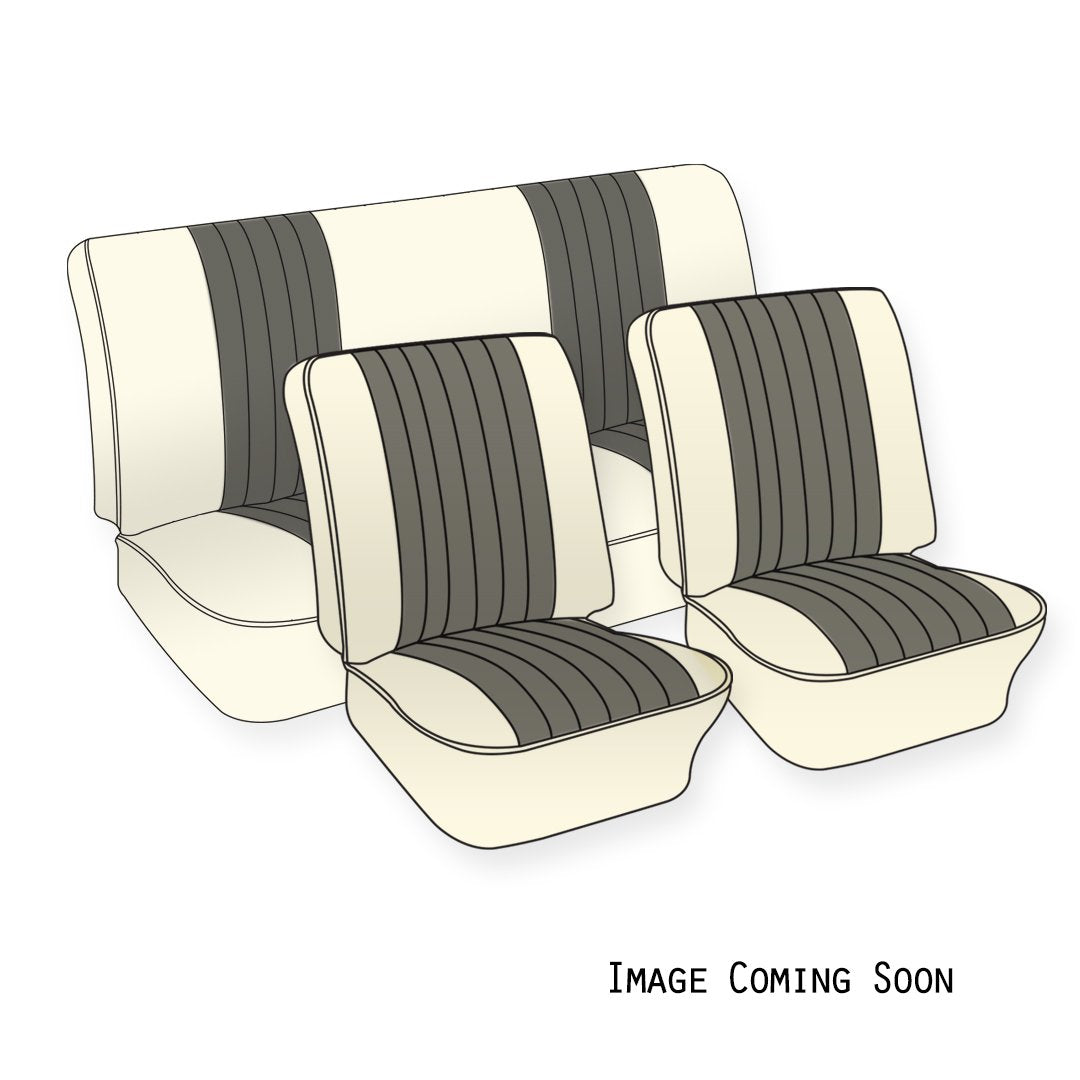 12" Insert Seat Upholstery, (Fronts & Rear) 1958-64 VW Bug Sedan with ...