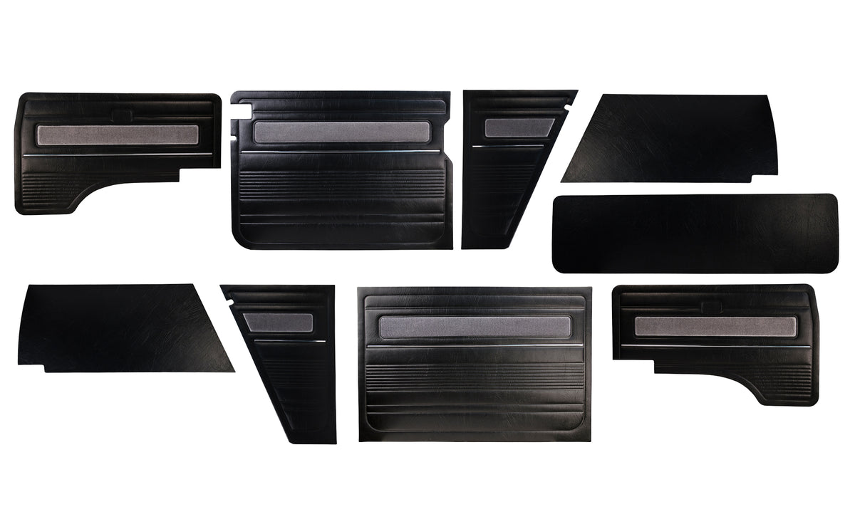 Deluxe Panel Sets - 9pc. - Vinyl with Cloth Inserts - 1985-91 Vanagon ...